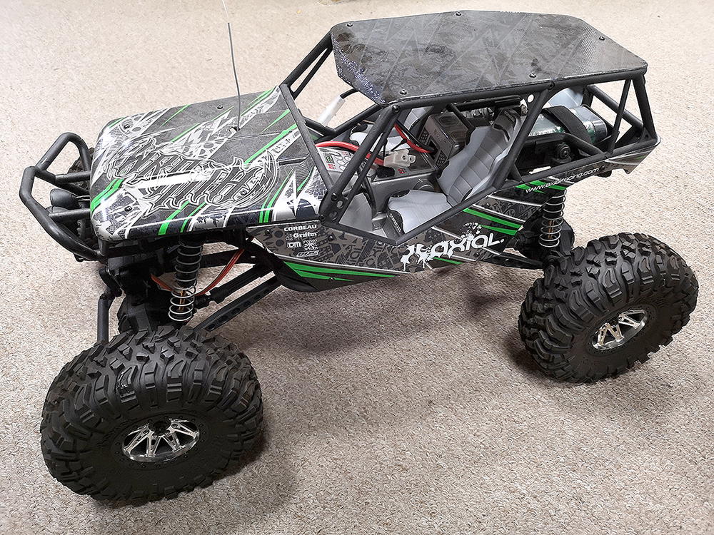 Axial Wraith RC Rock Racer 1/10 Off-Road 4X4 (used) for R/C or RC ...