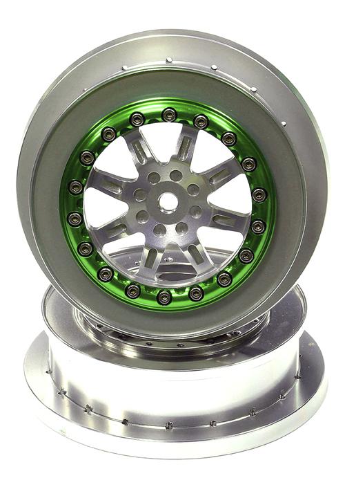 Billet Machined T1 Rear Alloy Wheel for Axial EXO Terra Buggy for R/C ...