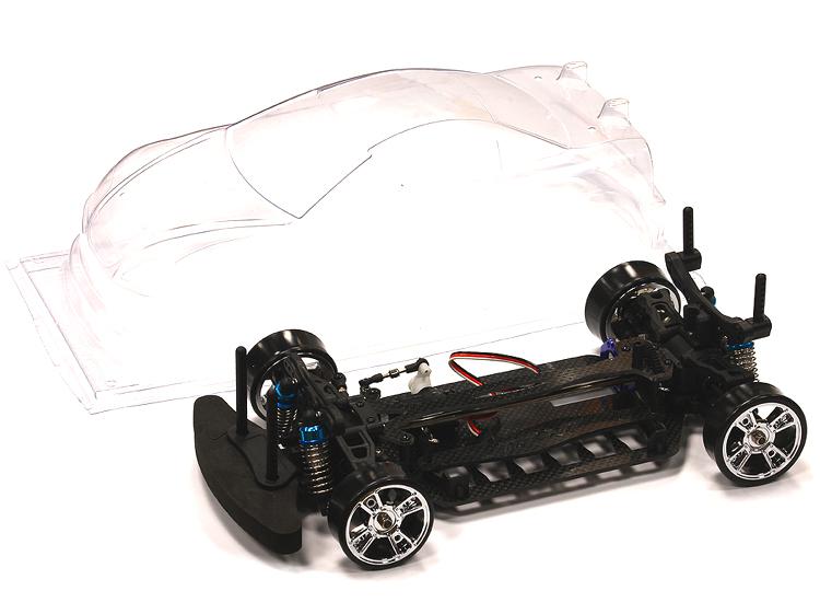 i16DRF 4WD Chassis Kit 1/16 Performance Drift Car w/ Steering Servo by ...