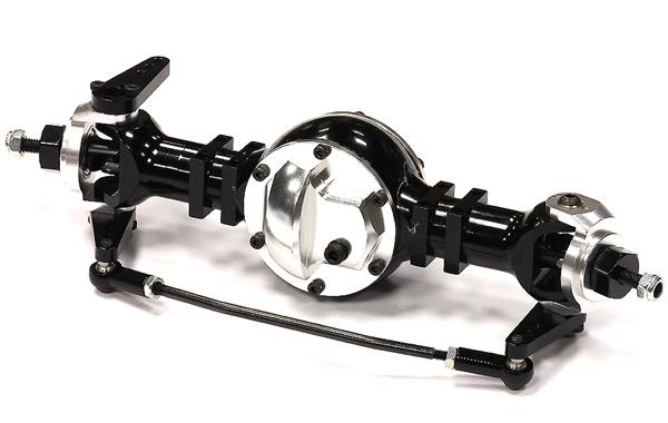 Billet Machined Front Axle w/ Steering Setup for Custom 1/14 Semi ...