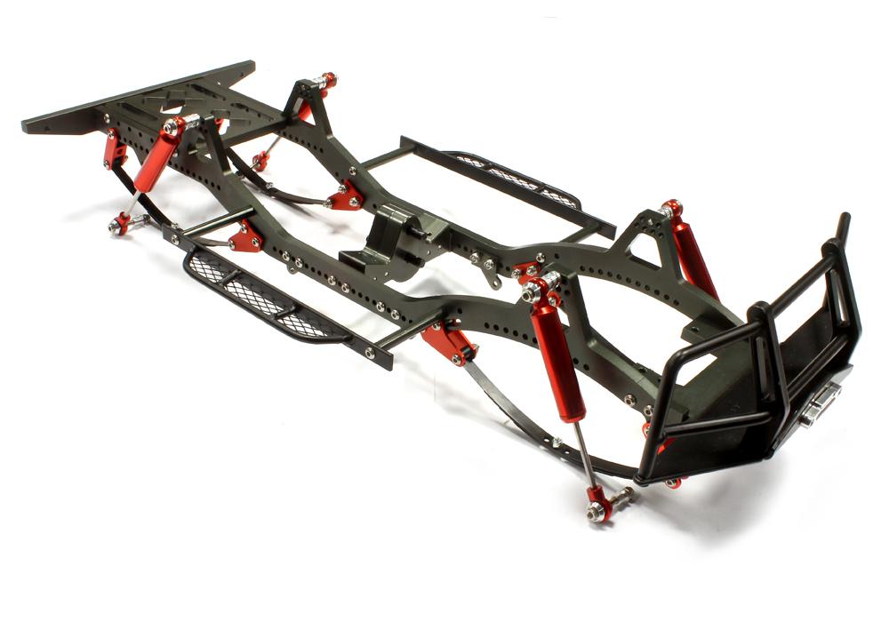 T2 Leaf Spring Ladder Frame Chassis Assembly for 1/10 Type D90 Off-Road ...