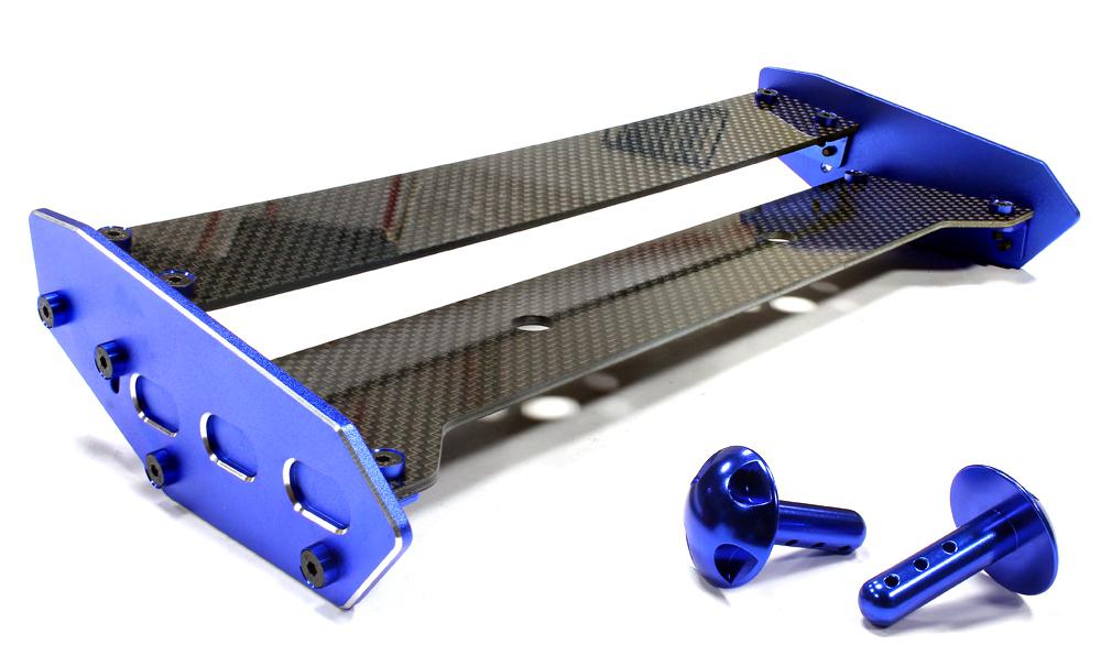 Type V Composite Carbon Fiber Alloy Rear Wing Set for HPI Baja 5B & 5B2 ...
