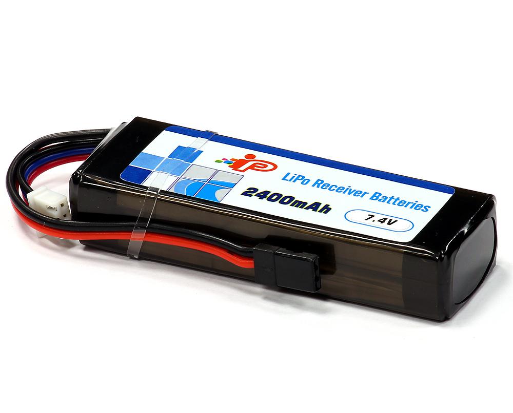 IP 2400mAh LiPo Receiver 7.4V Battery Pack for R/C or RC - Team Integy