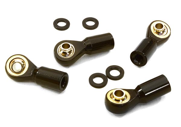 Alloy Machined M4 Size Angled Long Ball Ends Type Tie Rod Ends, w/3mm ...