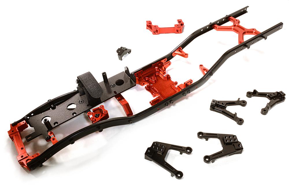 Alloy Ladder Frame Chassis w/ Hop-up Parts Combo for Axial 1/10 SCX10 ...