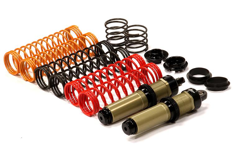 Big Bore Threaded Shock Body (2) Kit w/ Springs for HPI Savage Flux & X ...