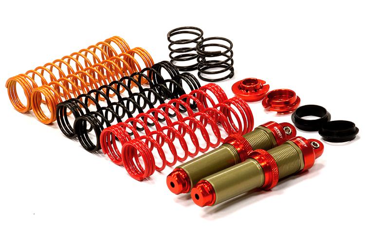 Big Bore Threaded Shock Body (2) Kit w/ Springs for HPI Savage Flux & X ...
