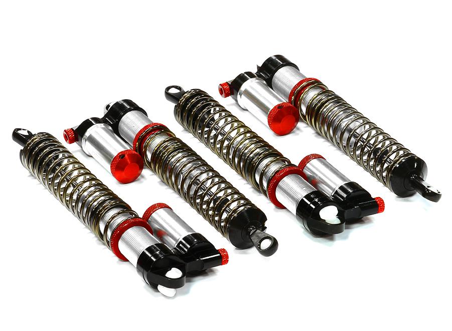 Rebound Adjustable Piggyback Shock(4)for HPI Savage X 4.6 2011, Flux ...